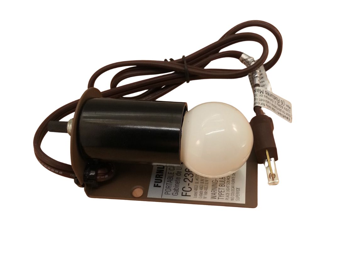 FC-236 - Tube Light with "T" Blade Connectors & Frosted Bulb – Furnlite